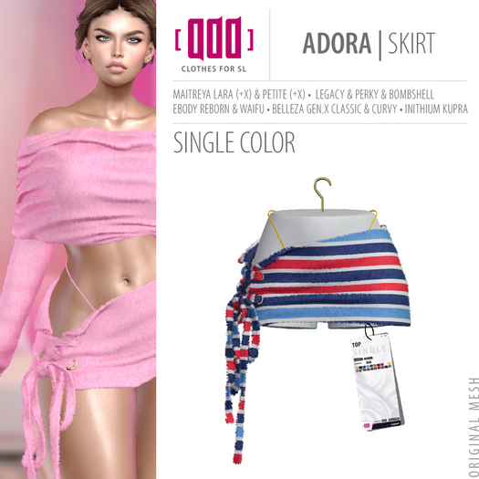 Second Life Marketplace - [ADD] Adora Skirt - Pattern01